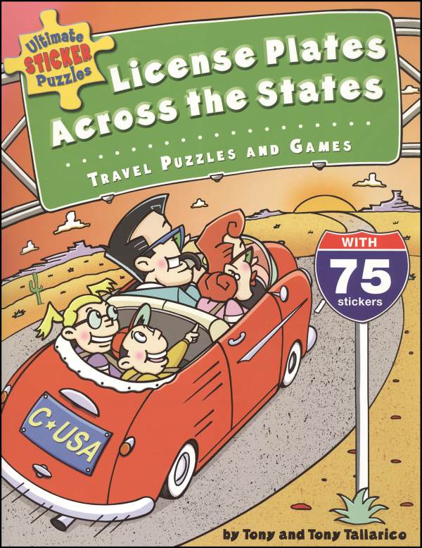 License Plates Across the States (Ultimate Sticker Puzzles)