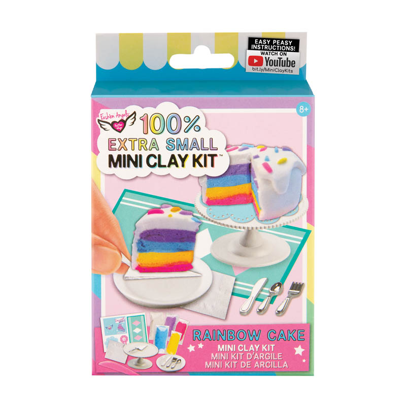 100% Extra Small Mini Clay Kit - Rainbow Cake