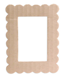 Corrugated Mini Frames (4.75 x 6.75 ) Pack of 6