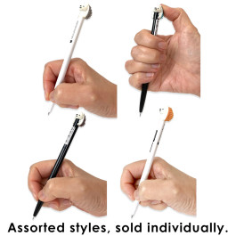 Hedgehog Retractable Gel Pen (black ink; assorted style)
