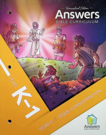 Answers Bible Curriculum Homeschool: K-1 Student Book: Year 4