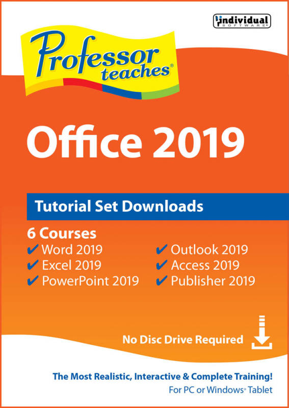 Professor Teaches Office 2019 Tutorial Set Digital