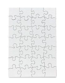 Compoz-A-Puzzle - Rectangle (5-1/2 x 8 ) 28 Pieces - 10 per pack