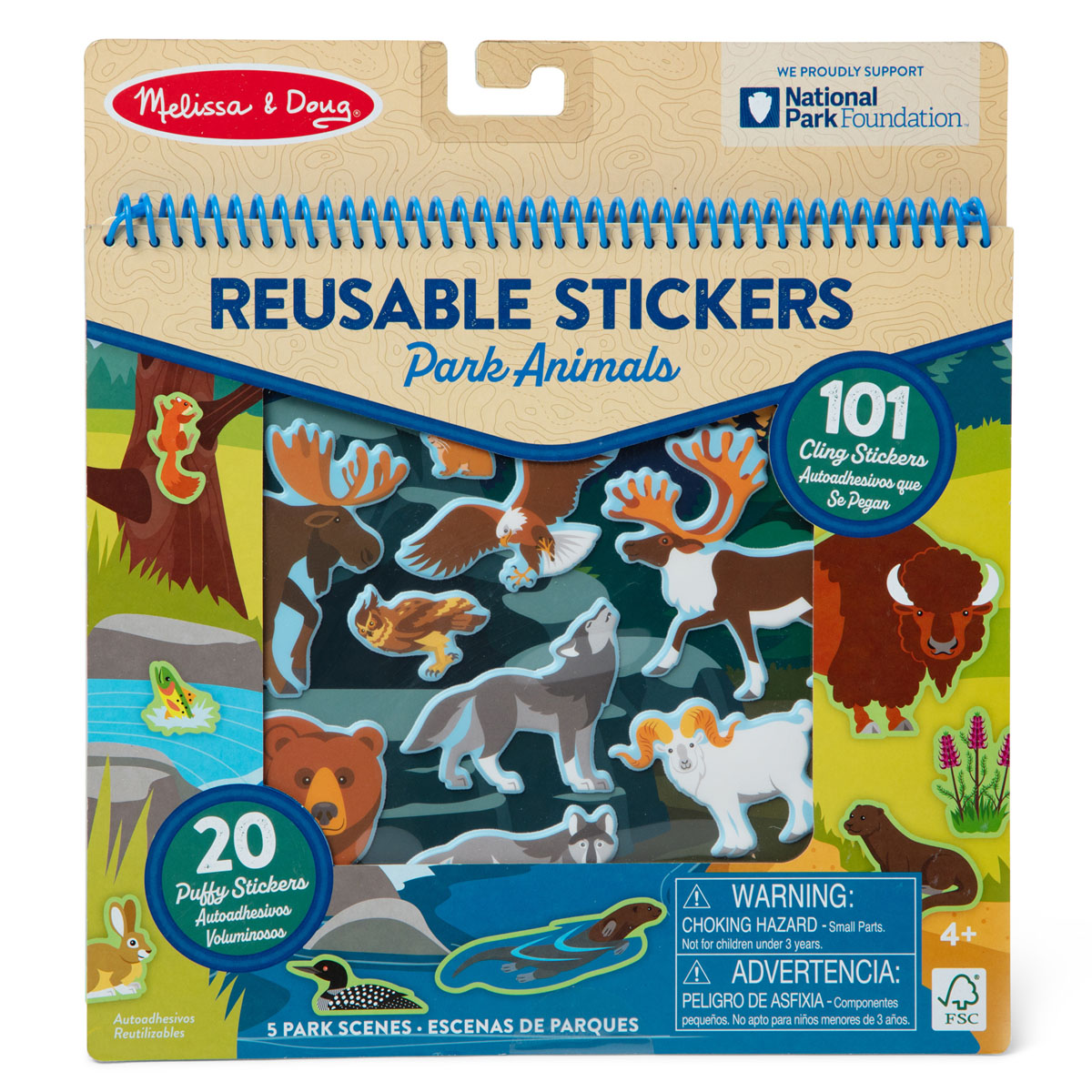 Parks Reusable Sticker Set