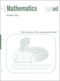 Mathematics LightUnit A/K 1201-1202 Fnct&Trig