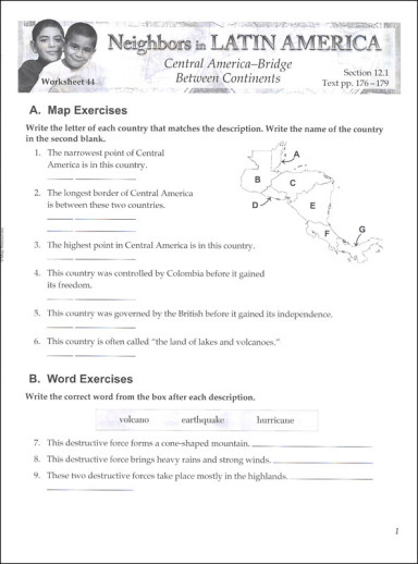 Latin America Worksheets South America Preschool Activity Pack
