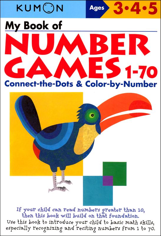 My Book of Number Games 1-70