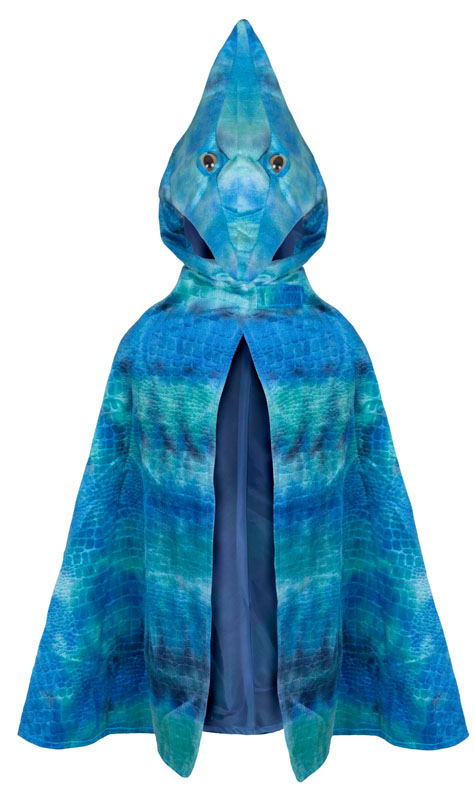 Pterodactyl Hooded Cape, size 4-5