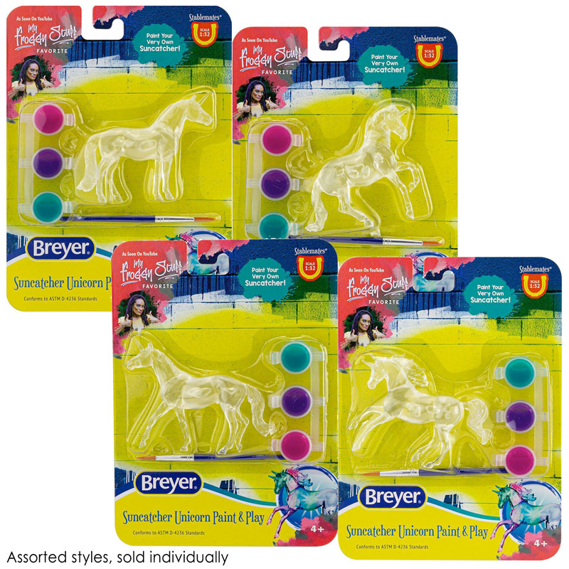 Breyer Craft Suncatcher Unicorn Paint & Play (assorted style)
