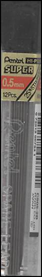 Twist-Erase III 2B 0.5 Lead Refill 12pc/tube