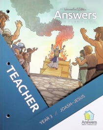 Answers Bible Curriculum Homeschool K-5 Teacher Guide Only Year 3