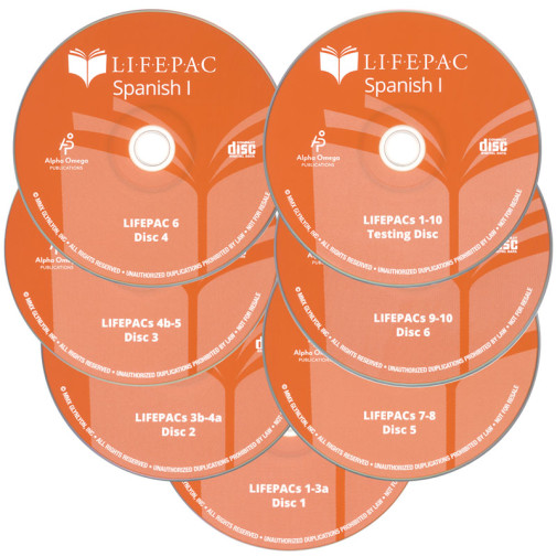 Spanish 1 Lifepac CD Set