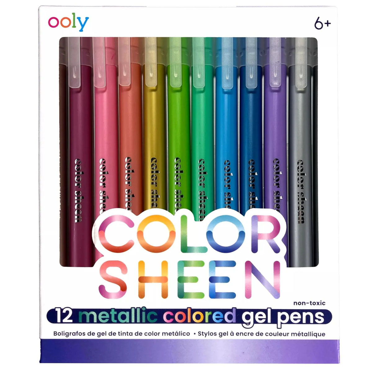 Color Sheen Metallic Gel Pens (set of 12)