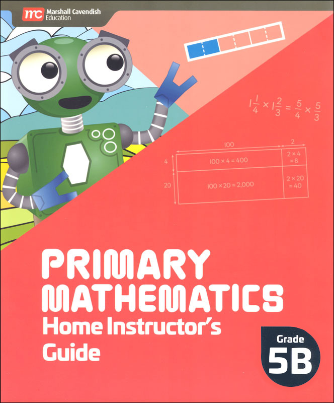 Primary Mathematics Home Instructor's Guide 5B (2022 Edition)