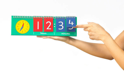 Literacy Games Learning Can Be Fun - Extra Large Tell Time Flip Chart ...
