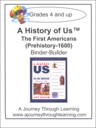 History of US Binder Builder Book 1 - First Americans Printed