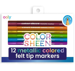 Color Sheen Metallic Markers - set of 12