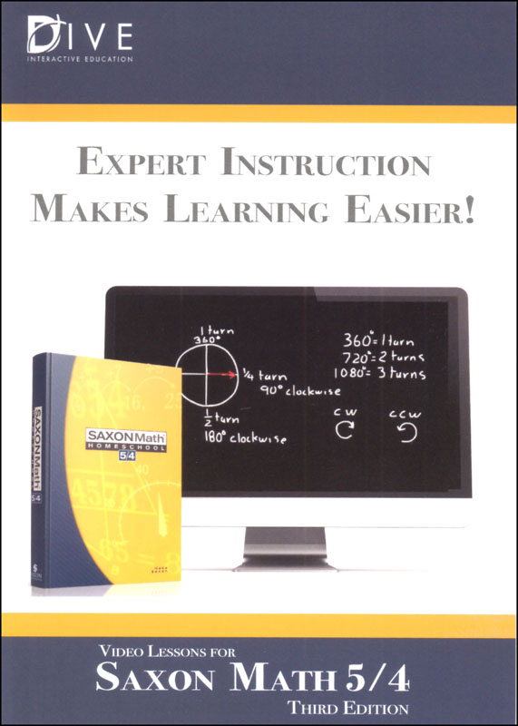 DIVE CD-ROM Saxon 5/4 3ED Win/Mac