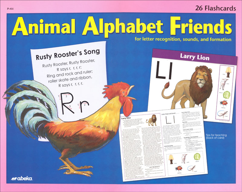 Animal Alphabet Friends Flashcards