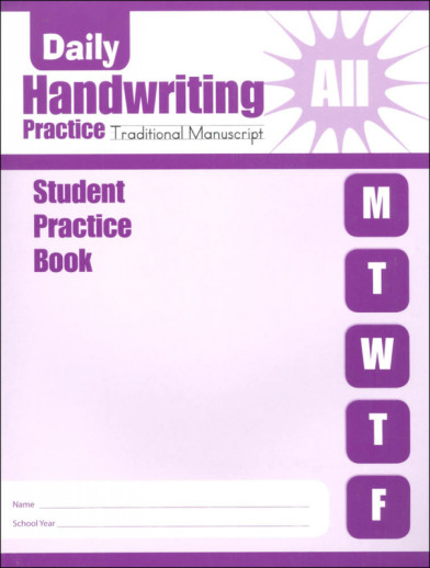 Daily Handwriting Practice Traditional Manuscript - Individual Student ...