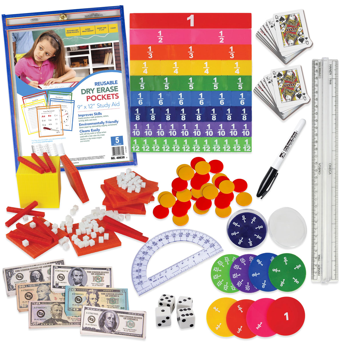 Fifth Grade Math With Confidence Manipulative Set