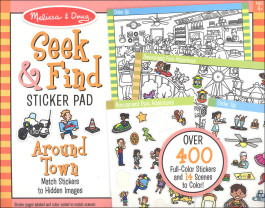 Seek & Find Sticker Pad - Around Town