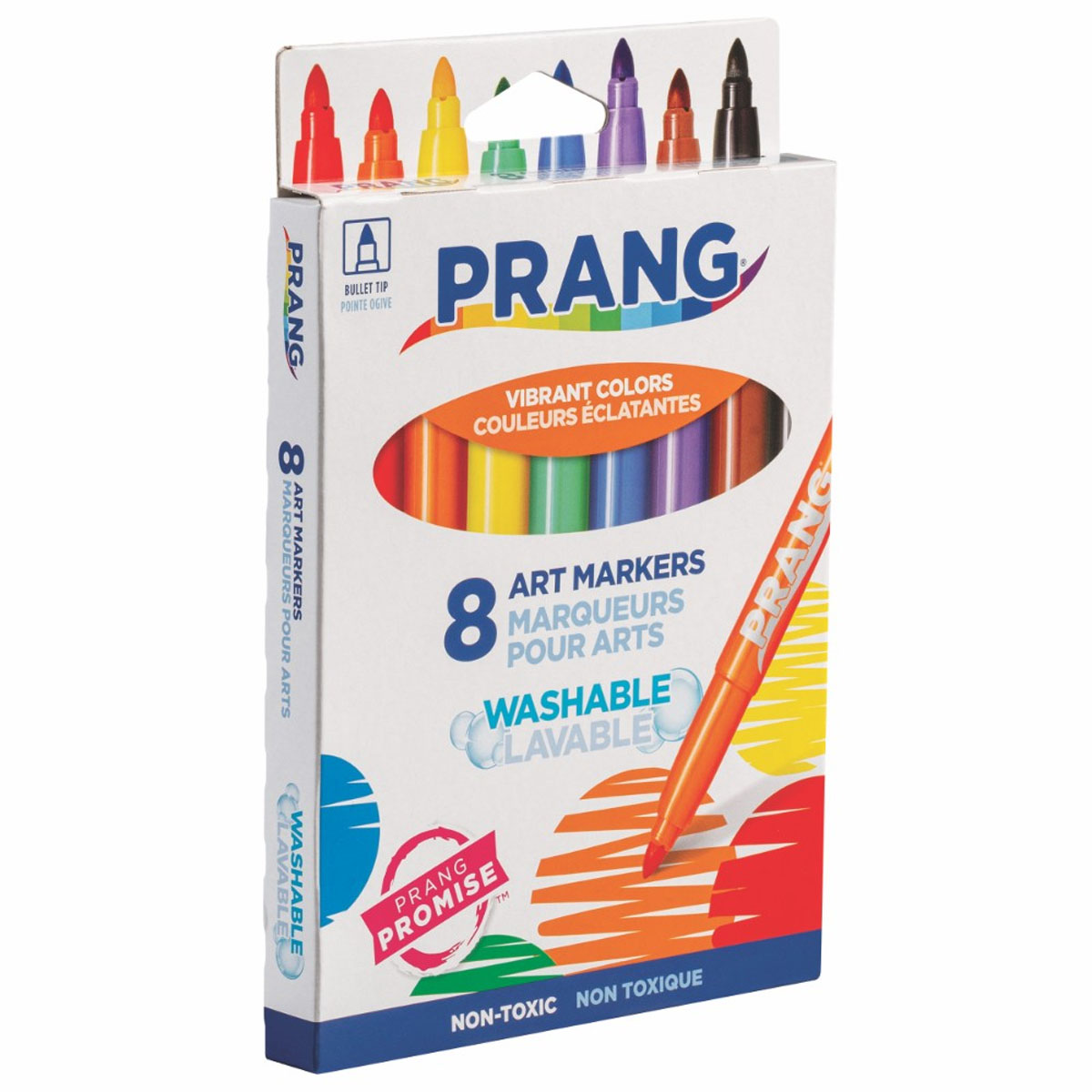 Prang Art Markers Washable Set 8 Color