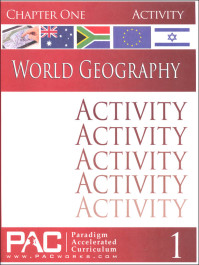 World Geography - Chapter 1 Activities