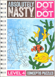 Absolutely Nasty Dot-to-Dot Level 4 (Conceptis Puzzle)