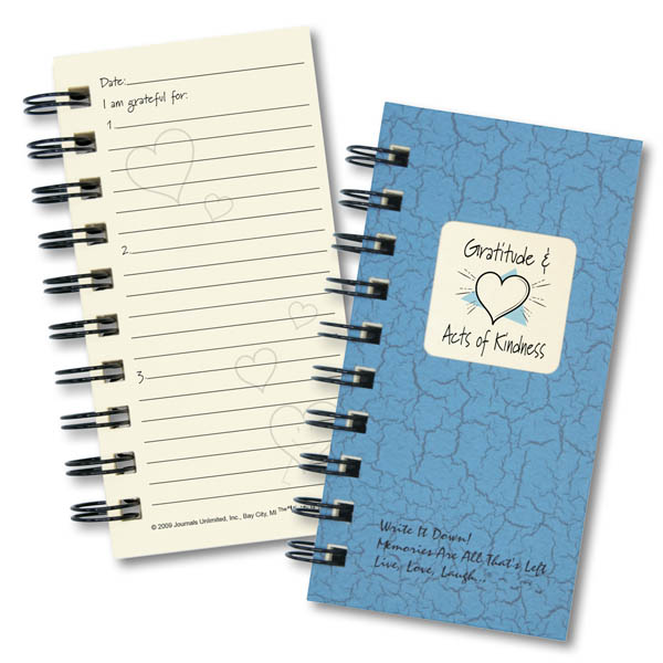 Gratitude & Acts of Kindness Journal - Write it Down Mini Size Color ...