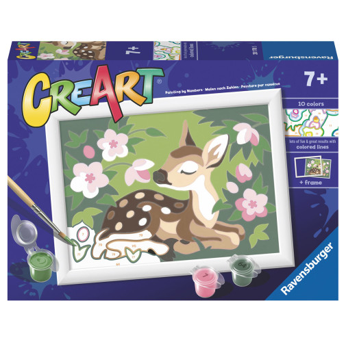 CreArt Paint by Number: Floral Fawn (5x7)