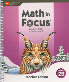 Math in Focus 2020 Teacher Edition Course 2B