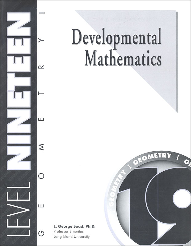 Developmental Math Level 19 Worktext
