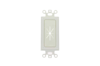 Wall Plates | Decor Insert with Flexible Opening | White