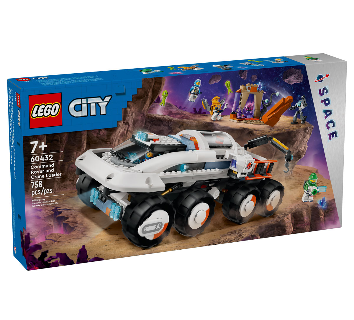 LEGO City Space Command Rover and Crane Life (60432)