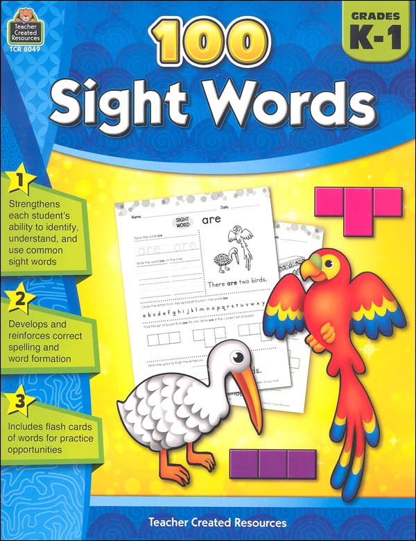 100 Sight Words - Grades K-1