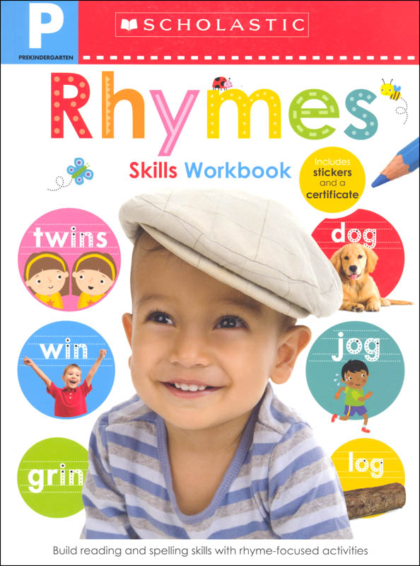 Pre-K Skills Workbook: Rhymes