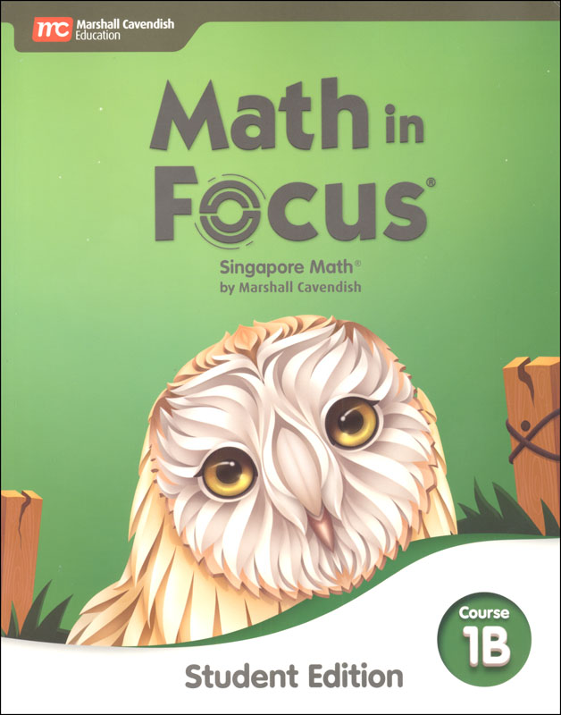 Math in Focus 2020 Student Edition Course 1B