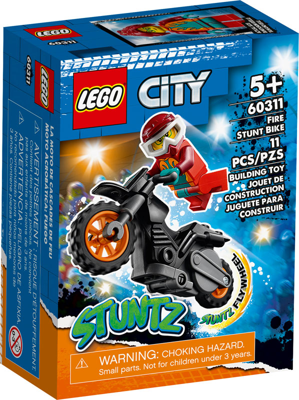 LEGO City Stunt Fire Stunt Bike (60311)