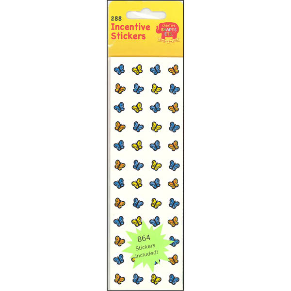 Butterfly Incentive Stickers