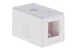Keystone Surface Mount Box | 1 Port | White | KEYSURFBOX-1-WH