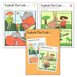 Explode the Code Books 7 & 8 with Teacher Guide (2nd Edition)