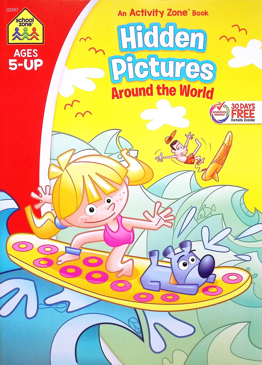 Hidden Pictures Around the World Activity Zone Workbook