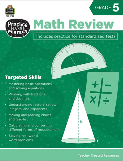 Practice Makes Perfect: Math Review Grade 5