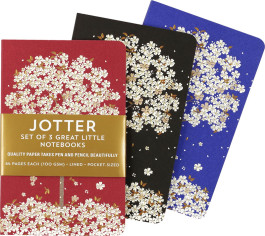 Jotters Mini Notebooks - Falling Blossoms (set of 3)