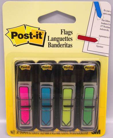 Post-It Arrows Assorted Bright Colors (96 arrows)