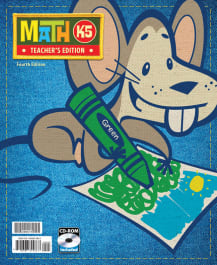 BJU Press Math K5 Teacher Edition with CD 4th Edition