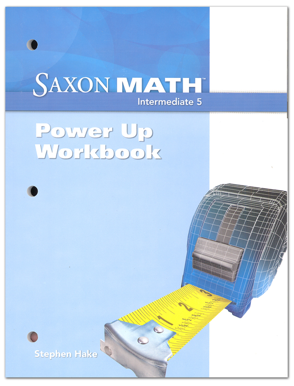 Saxon Math Intermediate 5 Power Up Workbook