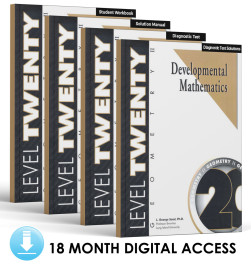Developmental Math: Level 20 E-Book Set | Geometry 2: Two-Dimensional Figures (18 Month Access)