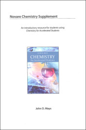 Novare Chemistry Supplement (Chemistry for Accelerated Students)